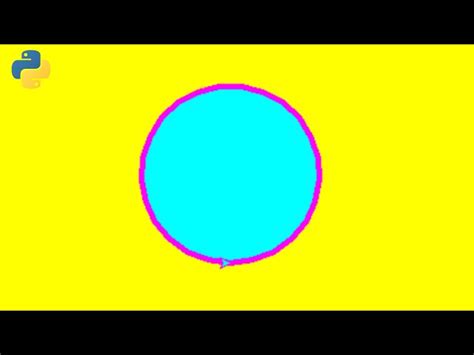 How To Draw A Circle In Python Using Turtle