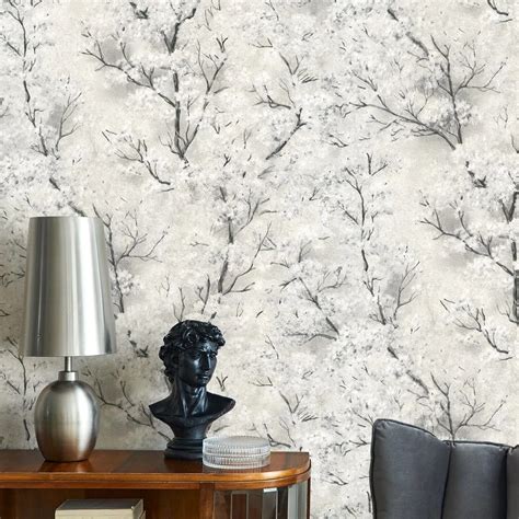 خرید آنلاین و قیمت کاغذ دیواری طرح درخت و درختچه 6001 1403 وکسی