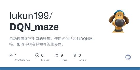 Github Lukun199 Dqn Maze 自动搜索迷宫出口的程序。使用强化学习的dqn网络，配有详细注释和可视化界面。
