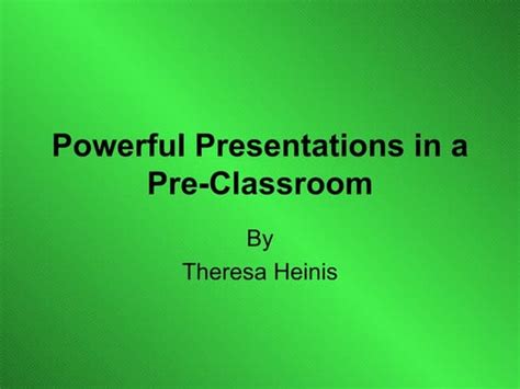 Technology In Ece Classroom Ppt