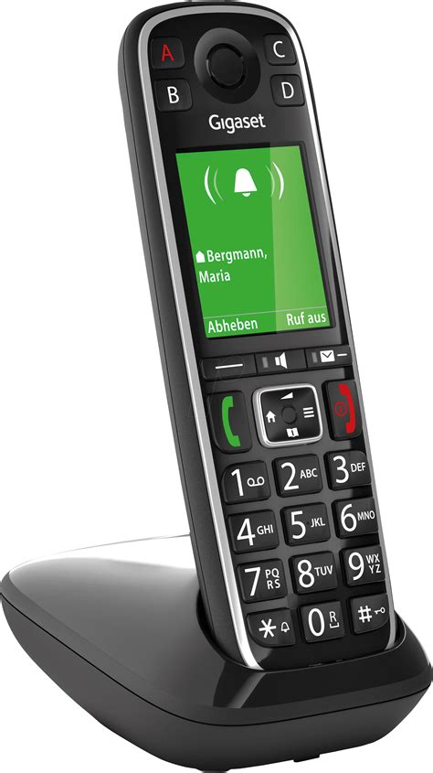 GIGASET E720: DECT Telefon, 1 Mobilteil, schwarz bei reichelt elektronik