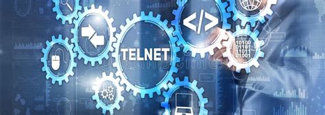 Telnet Virtual Terminal Client Internet And Network Concept Stock Image Image Of Host