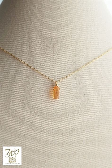 【sold】トパーズ・ネックレス【ゴールド】【誕生石】 ネックレス・ペンダント ワルツ 通販 7835266｜creema クリーマ ハンドメイド・手作り・クラフト作品の販売サイト