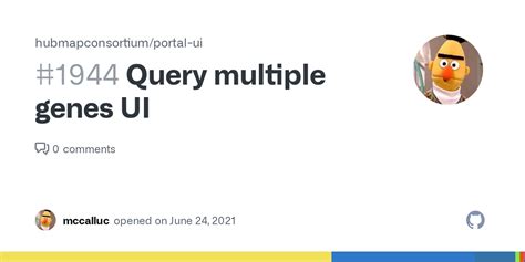 Query Multiple Genes Ui · Issue 1944 · Hubmapconsortiumportal Ui · Github