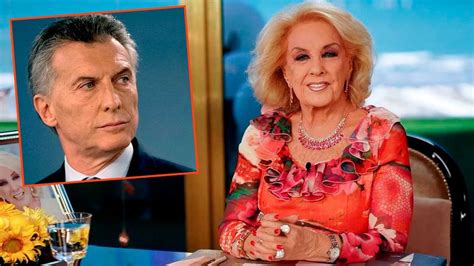 Mirtha Legrand “mauricio Macri Se Ha Transformado En Un Fracasado”