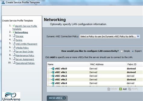 How To Create Service Profile Template On Cisco UCS UnixArena