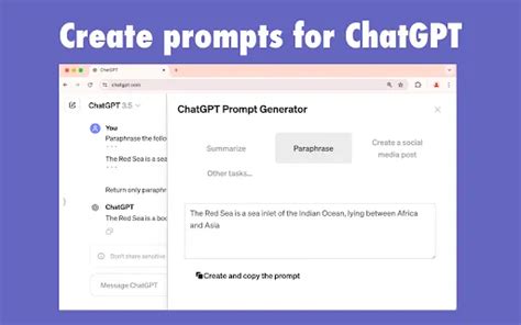 Generador de Prompts de ChatGPT | Creación Eficiente de Prompts de IA | Creati.ai