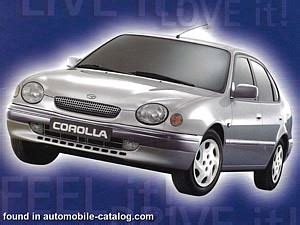 1999 Toyota Corolla 8geni Europe Liftback Full Range Specs