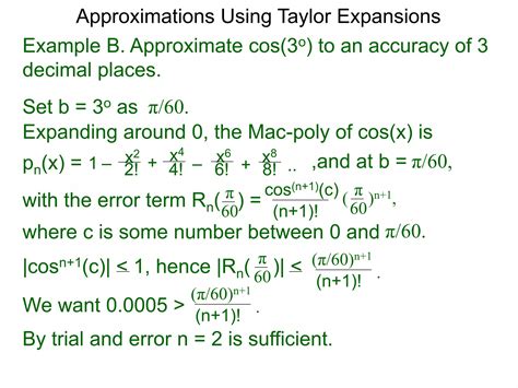 32 Approximation Differentiation And Integration Of Power Series X Pptx 32 Approximation Differentiation And Integration Of Power Series X Pptx