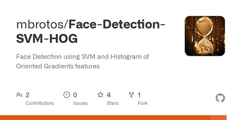 GitHub Mbrotos Face Detection SVM HOG Face Detection Using SVM And Histogram Of Oriented