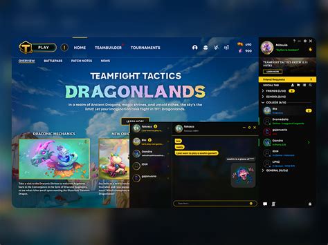 Tft Concept Desktop Launcher Uiux By Vitor Peres On Dribbble