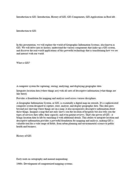 Gis Unit 2 Pdf Geographic Information System Map