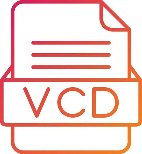 Vcd File Format Icon 29148576 Vector Art At Vecteezy
