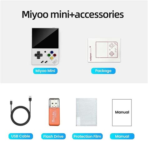 Miyoo Mini Plus Game Console Without Games Preinstalled