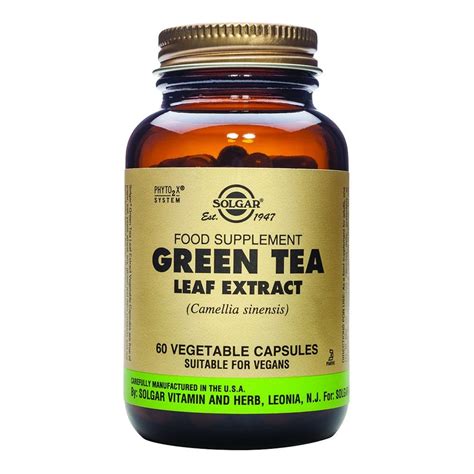 Green Tea Leaf Extract Solgar At Harvey Horton Blog
