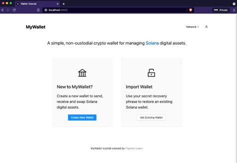 A Simple Solana Wallet Built With Reactjs