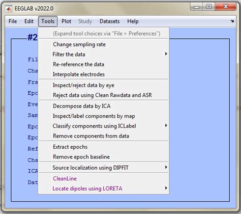 tools doesnot have an option of locate dipoles using dipfit even if