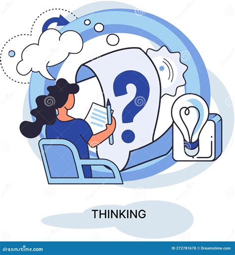 Problem Solving Concept Man Wondering Or Thinking Planning Or Pondering With Question Mark