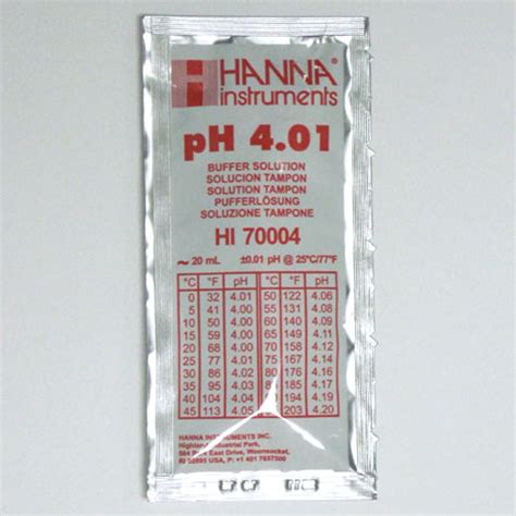 Ph Meter Buffer Solution 4 01