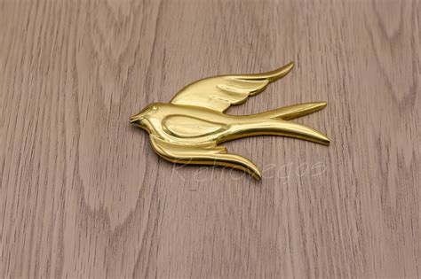 Solid Brass Bird Swallow Drawer Pull Modern Style Decorative Dresser
