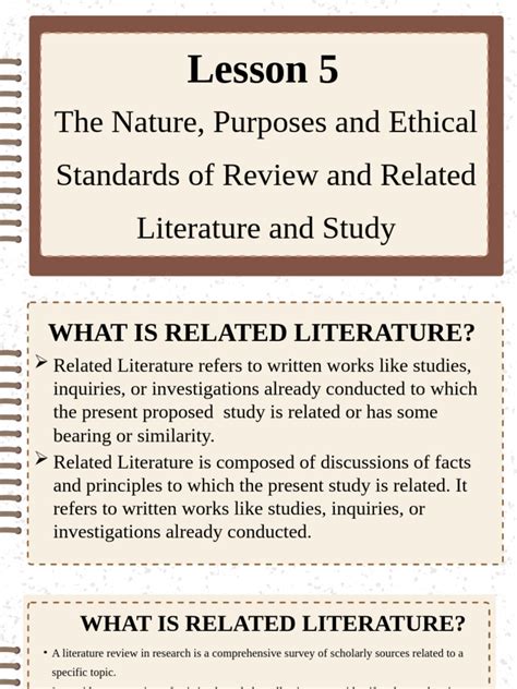 Lesson 5 Review Of Related Literature Pdf