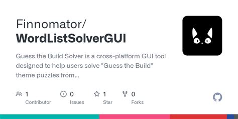 Github Finnomatorwordlistsolvergui Guess The Build Solver Is A
