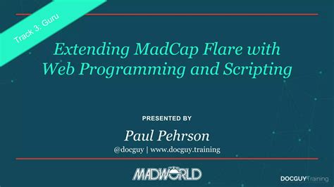Web Scripting In Madcap Flare Ppt