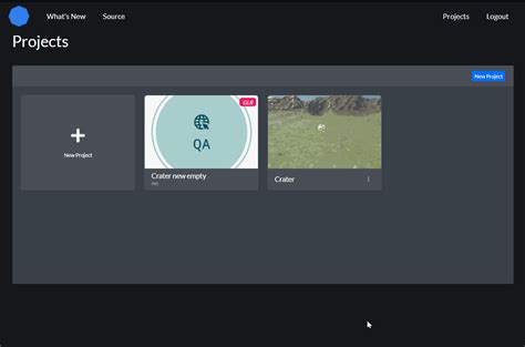 Projects Created From Glb Files Do Not Have The 3dot Menu And Can Not Be Deleted · Issue 1146