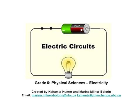 Series And Parallel Circuits Grade 8 Ppt