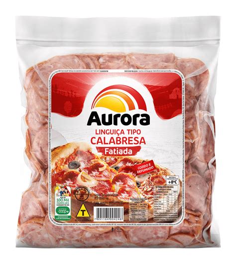 Linguiça Calabresa Fatiada Aurora Bamberg Distribuidora