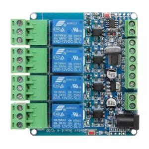 V Modbus RTU Channels Relay Module Input Optocoupler Isolation RS MCU For Arduino