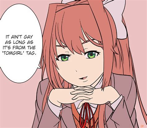Monika Dropping Some Cold Hard Truth R Animemes