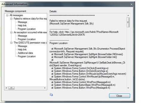 Sql Server The Execute Permission Was Denied On The Object Xp