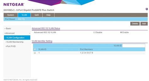 setup vlan subnets for home network netosec