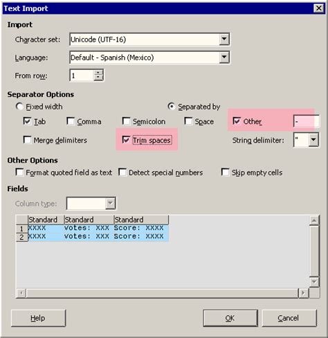 Como converter texto em tabela colunas automaticamente Português do Brasil Ask LibreOffice