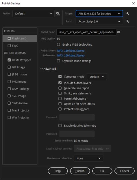 solved using navigatetourl to open a file at the end of a adobe
