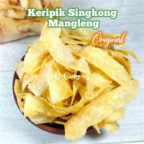 Jual Keripik Singkong Mangleng Singkong Serut Kukus Goreng Camilan