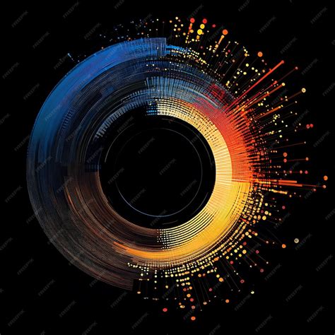 Dynamic Radial Chart Visualizing User Engagement Metrics Premium Ai