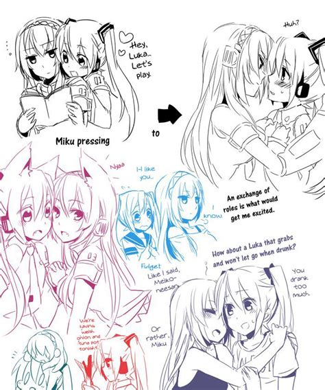 Luka X Miku Vocaloid Miku Anime