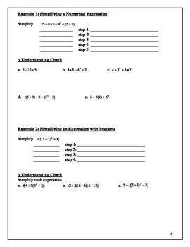 Algebra Guided Presentation Notes Unit By Algebra All TpT