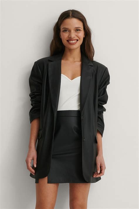 Pu Mini Skirt Black Na Kd Pu Mini Skirt Black Na Kd