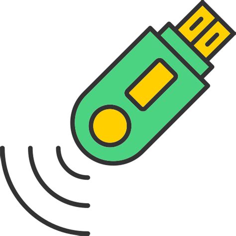 USB Generic Color Lineal Color Icon