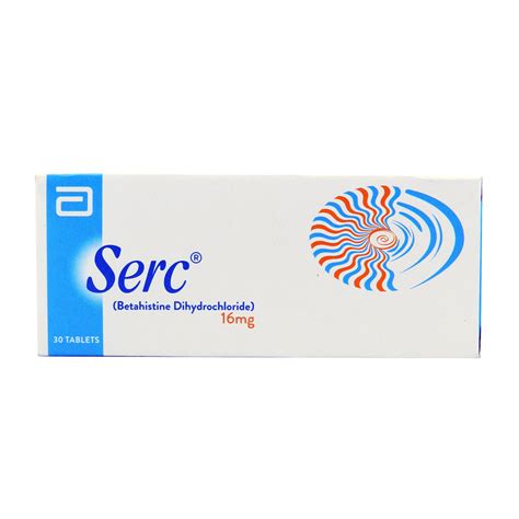 Serc Tablets 16Mg - medimart.pk