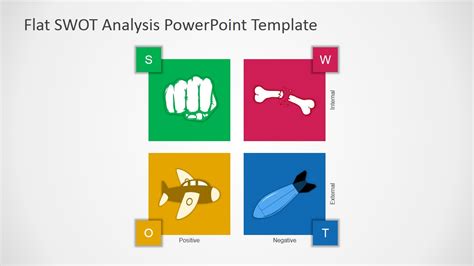 Free Flat SWOT Analysis Presentation Template Google Slides