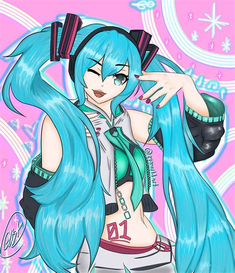 Hatsune Miku Fanart By Evawrldart On Deviantart