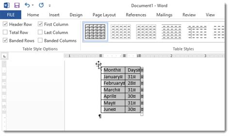 How To Convert Text To A Table And A Table To Text In Word