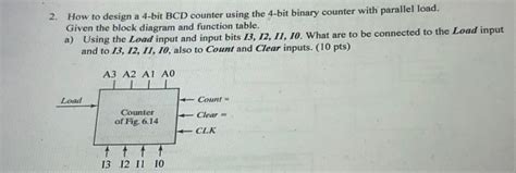 How To Design A 4 Bit Bcd Counter Using The 4 Bit