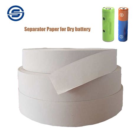 High Quality Insulator Separator Paper For Zinc Carbon Battery Liner
