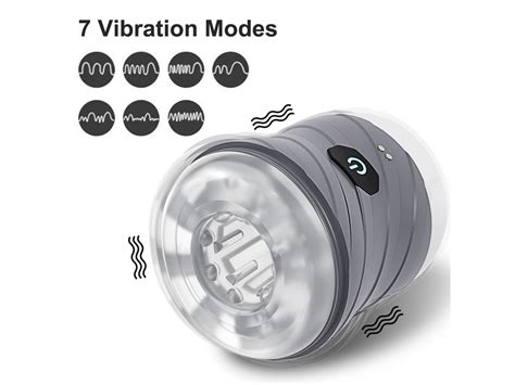 Copo Masturbador Masculino Automático de Vibração 7 Cinza ENKERS Worten pt