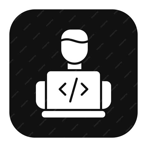 Premium Vector Programmer Vector Illustration